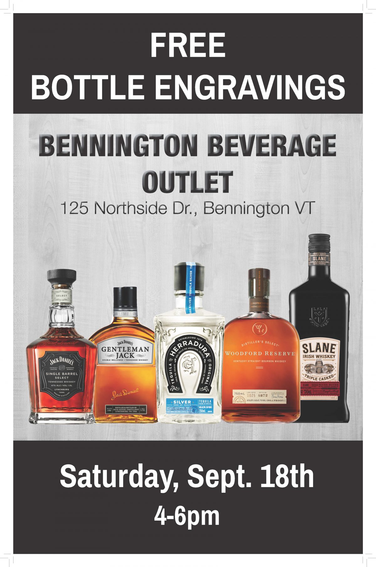 BF Engraving Poster | Bennington Beverage Outlet